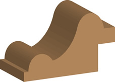 Applied Wood Mouldings for Cabinet Doors by Allstyle