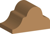 Applied Wood Mouldings for Cabinet Doors by Allstyle